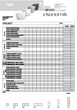 TEM_popisni_list_EKONOMIK - TEM Čatež d. o. o.