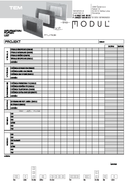 TEM_popisni_list_MODUL - TEM Čatež d. o. o.